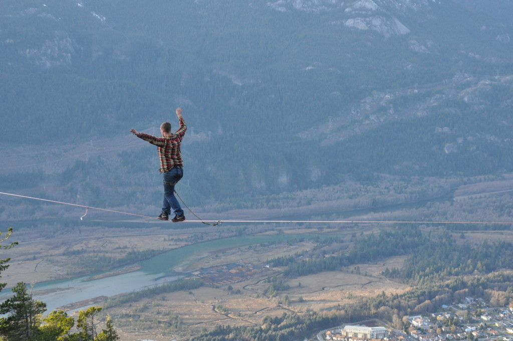 "Waist Line" - Squamish Chief South Gully - SlacklifeBC