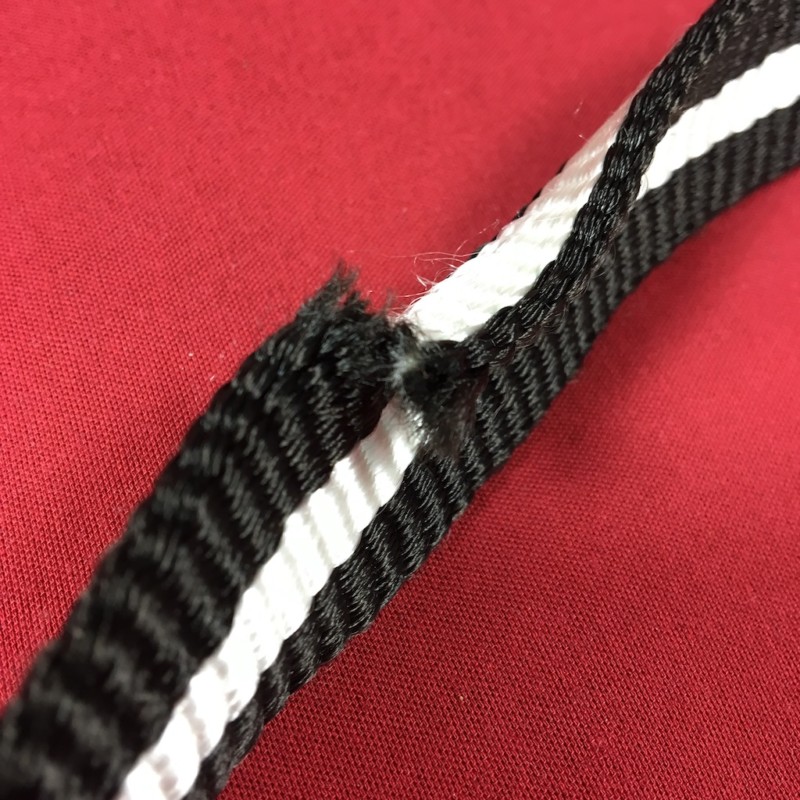 How strong is damaged webbing? - See the break test results!