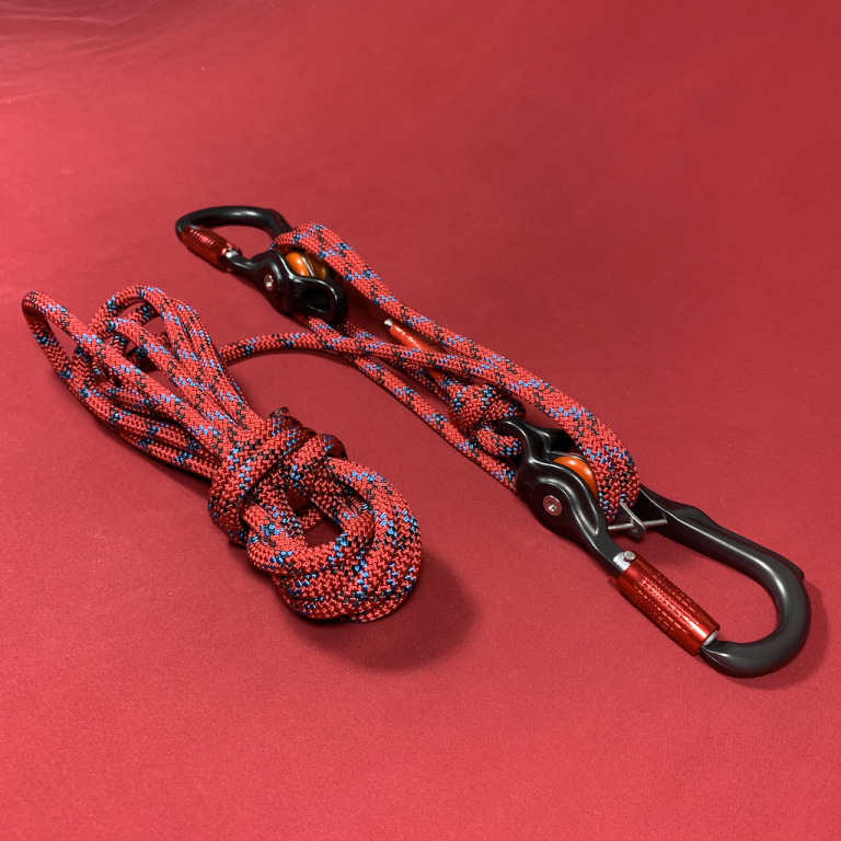 Revolver Pulley Set - SlacklifeBC - Compact lightweight 5:1 pulley set