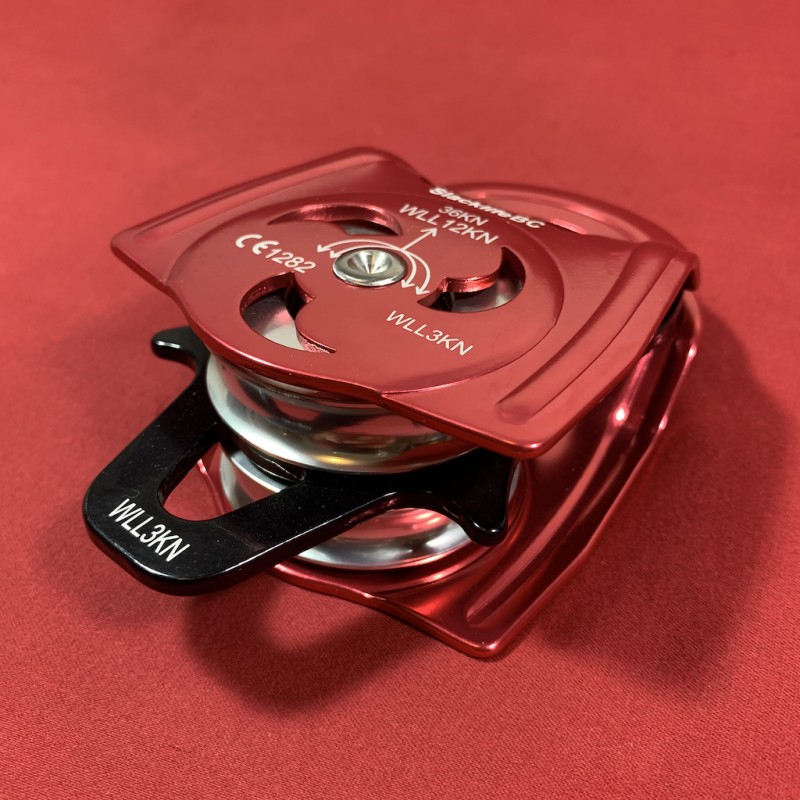 2" Double Pulley - SlacklifeBC - High-efficiency prusik minding pulleys