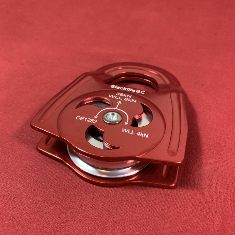 2" Single Pulley - SlacklifeBC - High-efficiency Prusik Minding Pulley