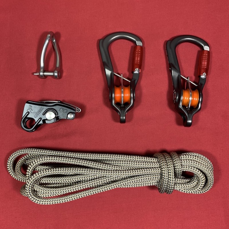 Revolver Release Pulley Set - SlacklifeBC - Compact lightweight 5:1 ...