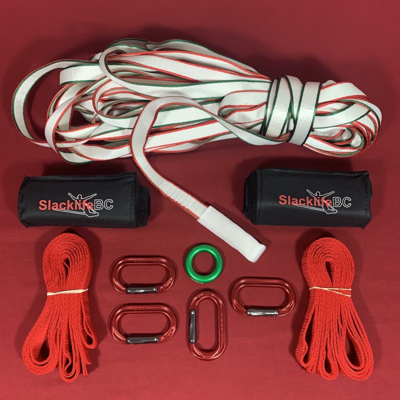 Beginner Primitive Slackline Kit - SlacklifeBC - Start slacklining today!